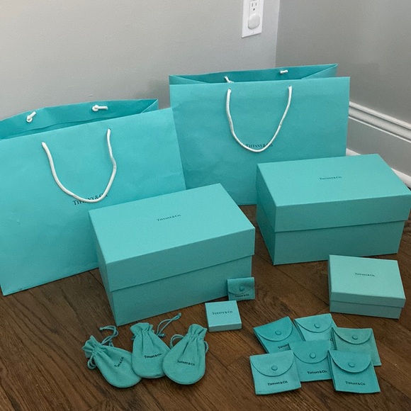 Tiffany & Co. | Other | Tiffany Co Boxes Shopping Bag Jewelry Bags Etc ...